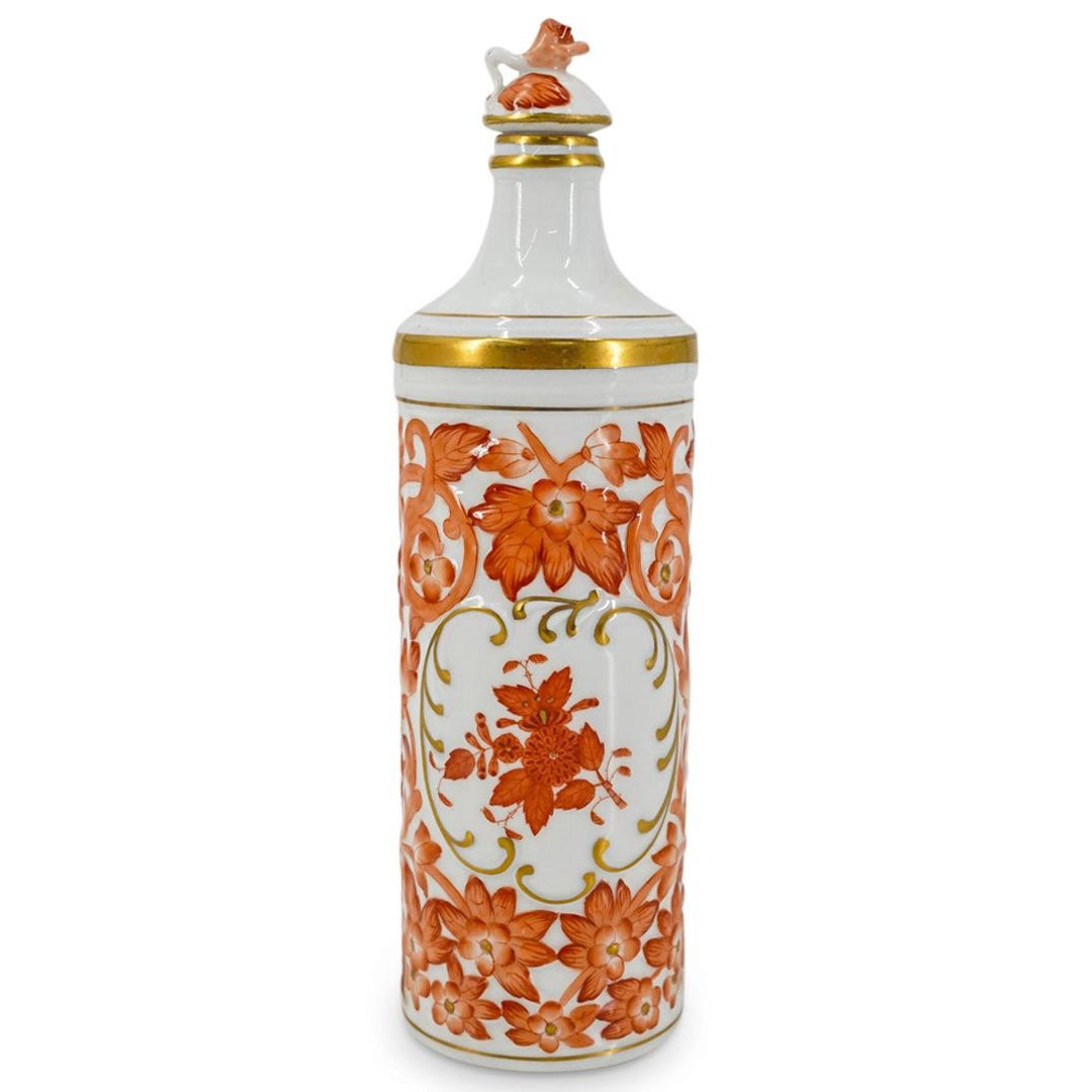 Herend Porcelain chinese Bouquet Rust Perfume - Etsy