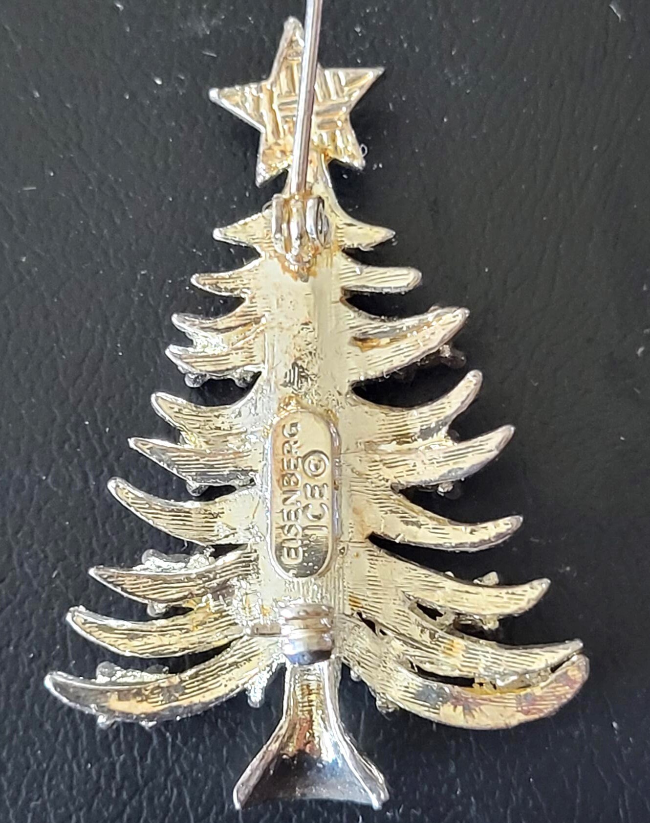 Eisenberg Vintage Ice Christmas Tree Pin Brooch - Etsy