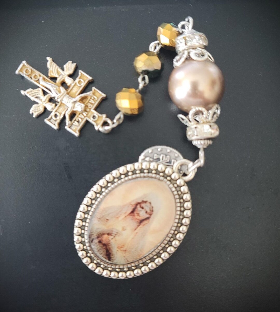 Religious Rosary, Pocket Hail Mary Novena, Beaded Catholic Prayer Beads ...