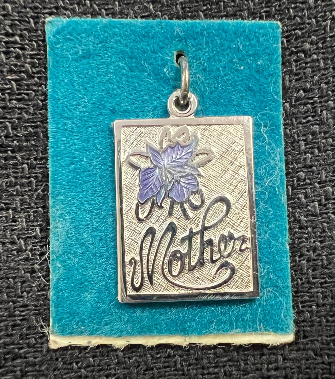 Vintage Sterling Silver mother Charm for Charm - Etsy