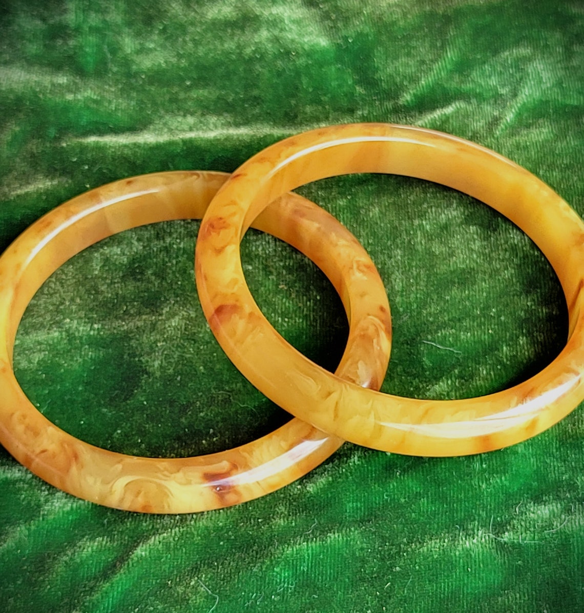 Pair Bakelite Bangle Bracelets - Etsy