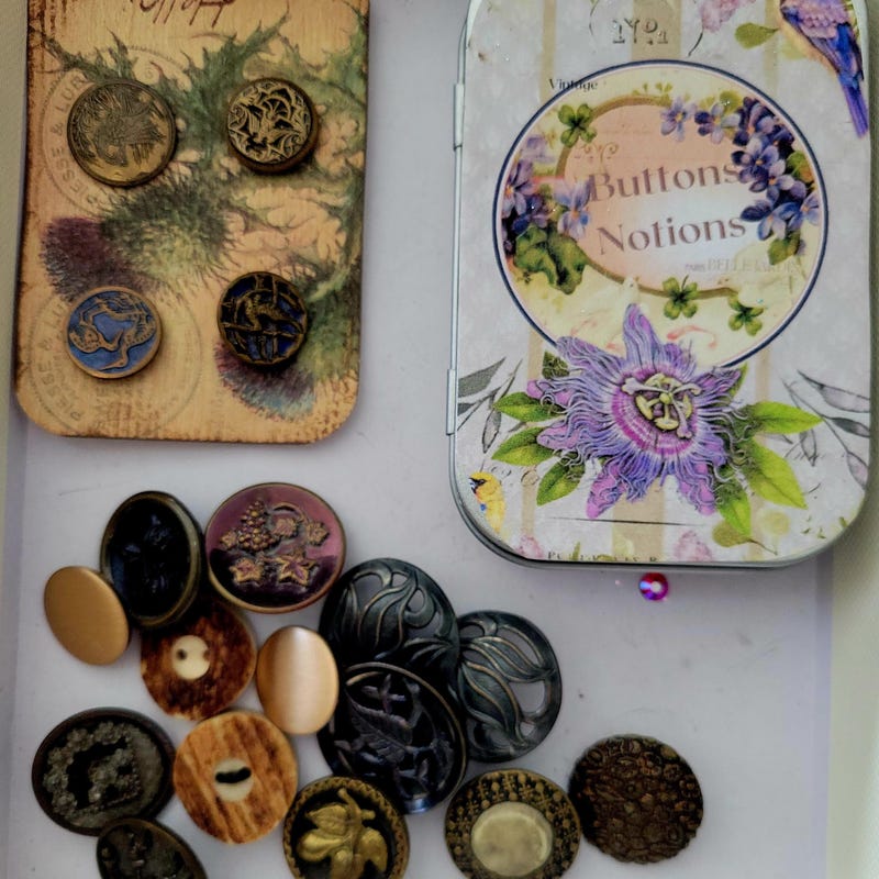 Rare Antique Buttons - Etsy
