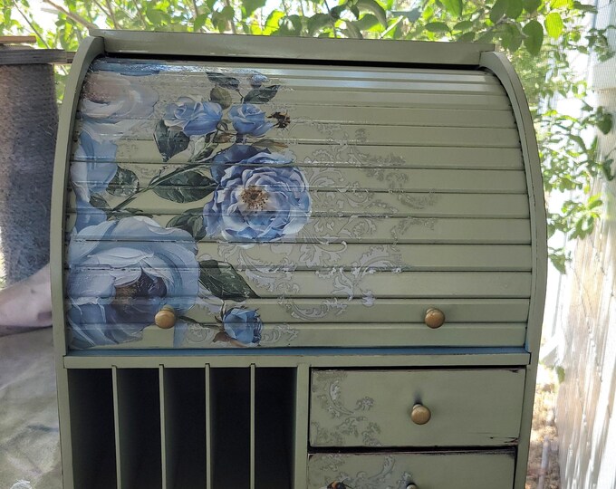 Desk Organizer French Country Mail Desk, Shabby Cottagecore Mail ...