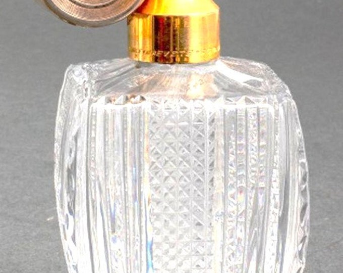 Marcel Franck France Perfume Bottle With Brass Atomizer, Signed Made in ...
