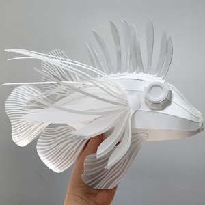 Lionfish 3D Paper Craft, Vector Templates, SVG Files for Cricut - Etsy