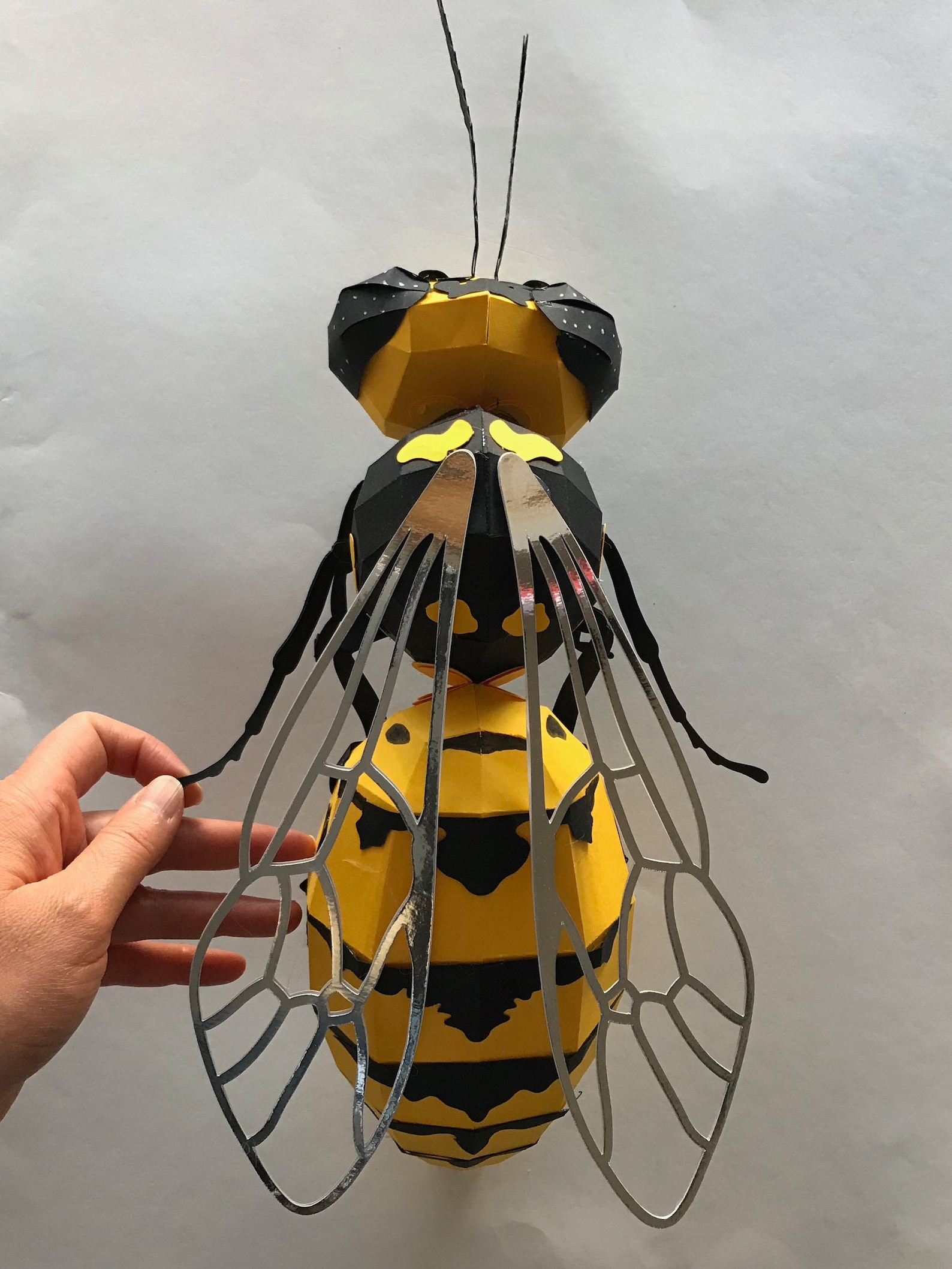 Wasp 3D Papercraft: Low Poly Model (SVG, PDF Files) - Etsy