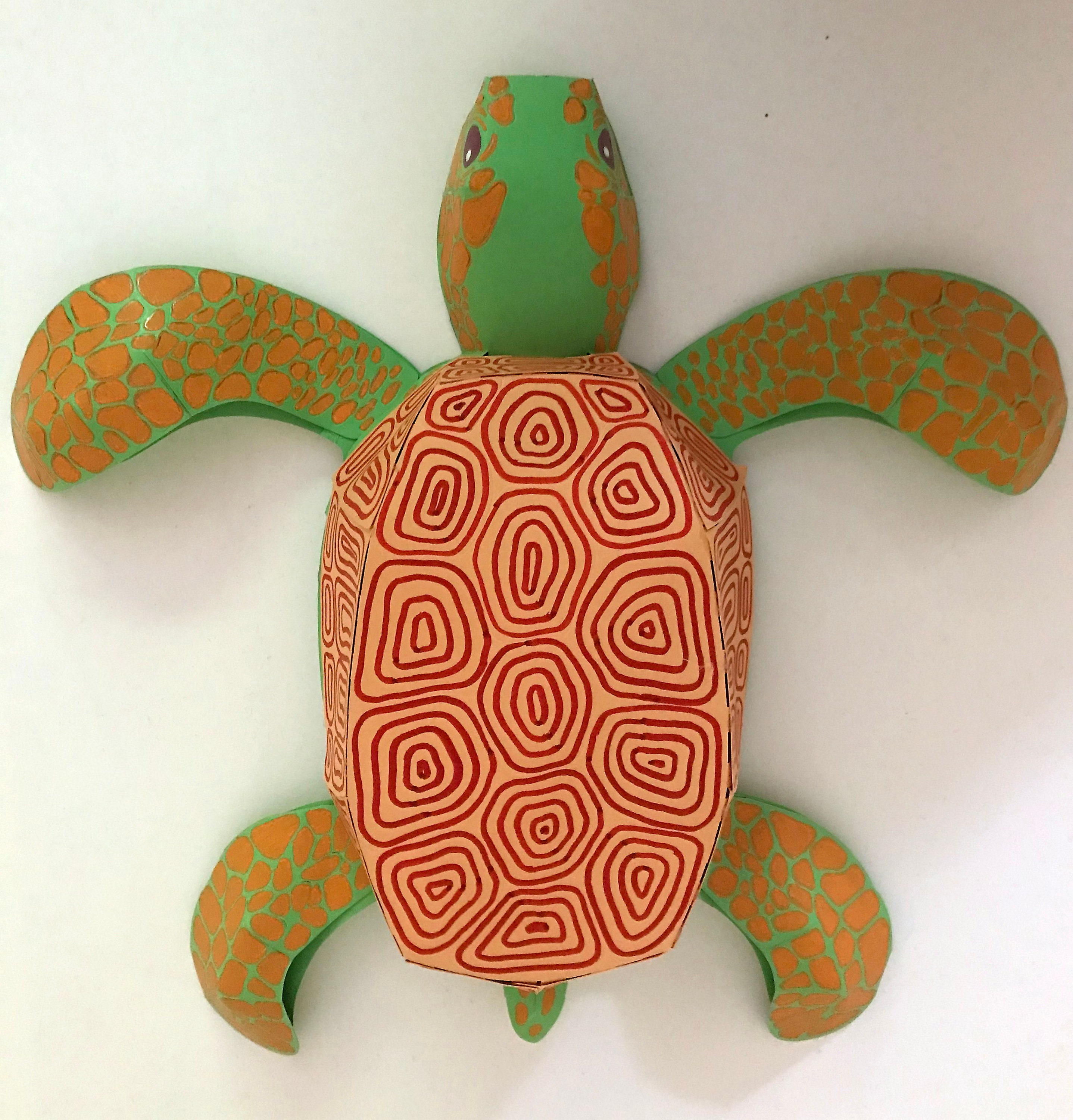 3D Turtles Paper Craft: Children's Room Decor (SVG, PDF Files) - Etsy