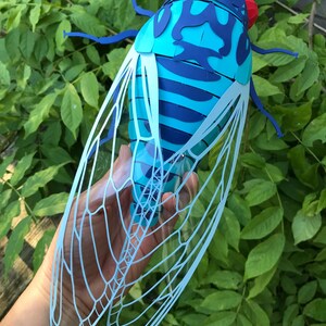 Cicada 3D Paper Craft, SVG Files for Cricut, Vector Templates - Etsy UK