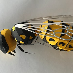 Wasp 3D Papercraft: Low Poly Model (SVG, PDF Files) - Etsy