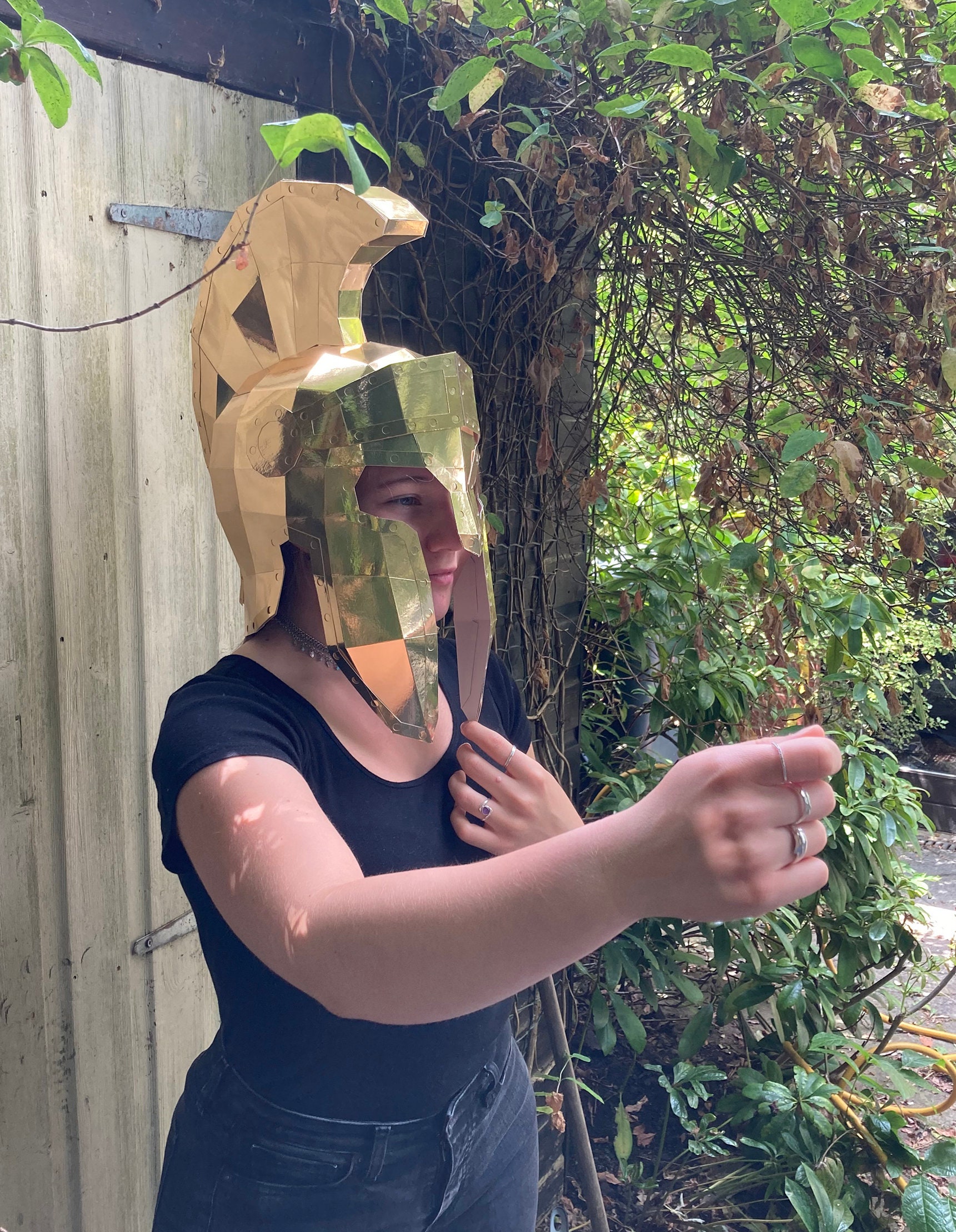 Greek Helmet 3D Paper Mask SVG PDF 3D Vector Digital - Etsy UK