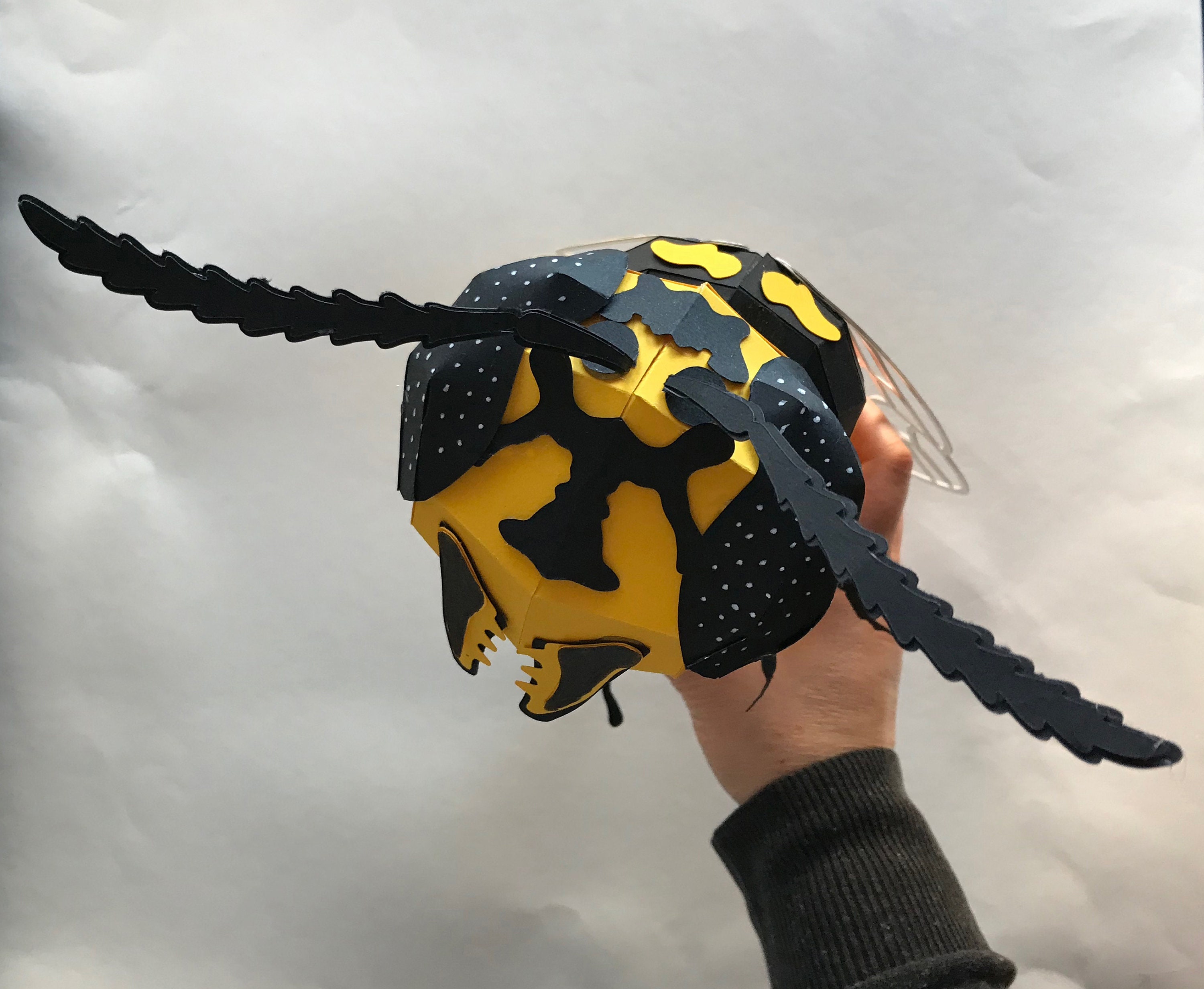 Wasp 3D Papercraft: Low Poly Model (SVG, PDF Files) - Etsy Australia