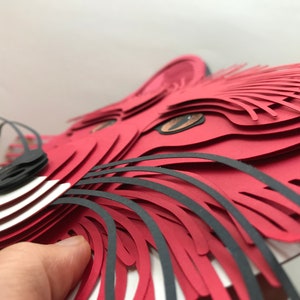 Fox Layered Paper Cutting Art, SVG Files, Cricut, Design Space, Vector ...