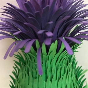3D Paper Thistle: DIY Craft, SVG Files (digital Download) - Etsy