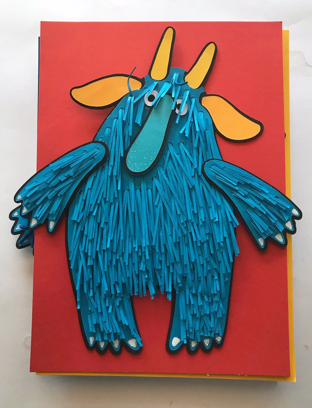 Monsters Paper Craft, Vector Template, SVG Files for Cricut, DIY ...