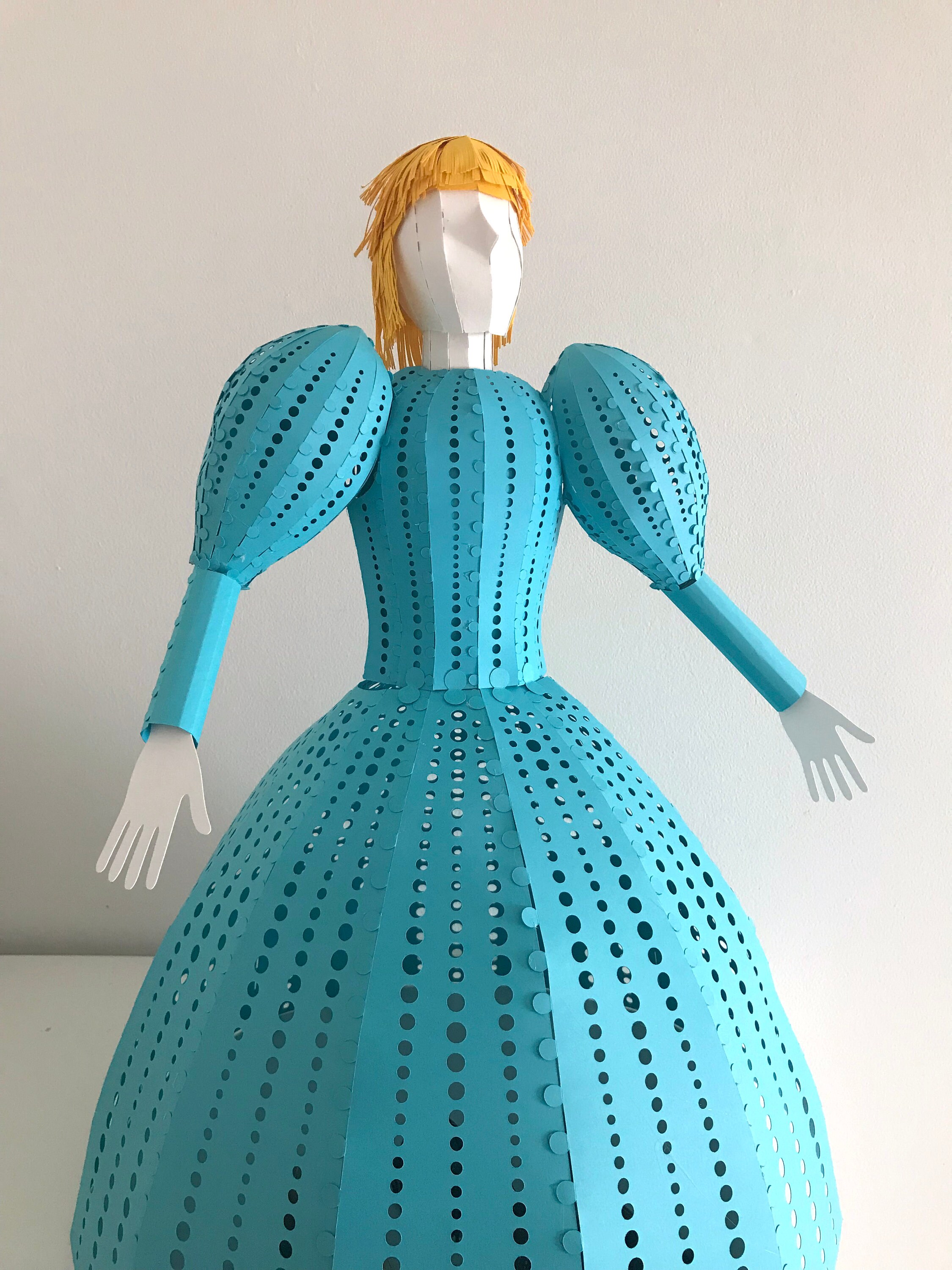 Lady 3D Paper Craft, PDF, SVG Files for Cricut, Vector Templates - Etsy