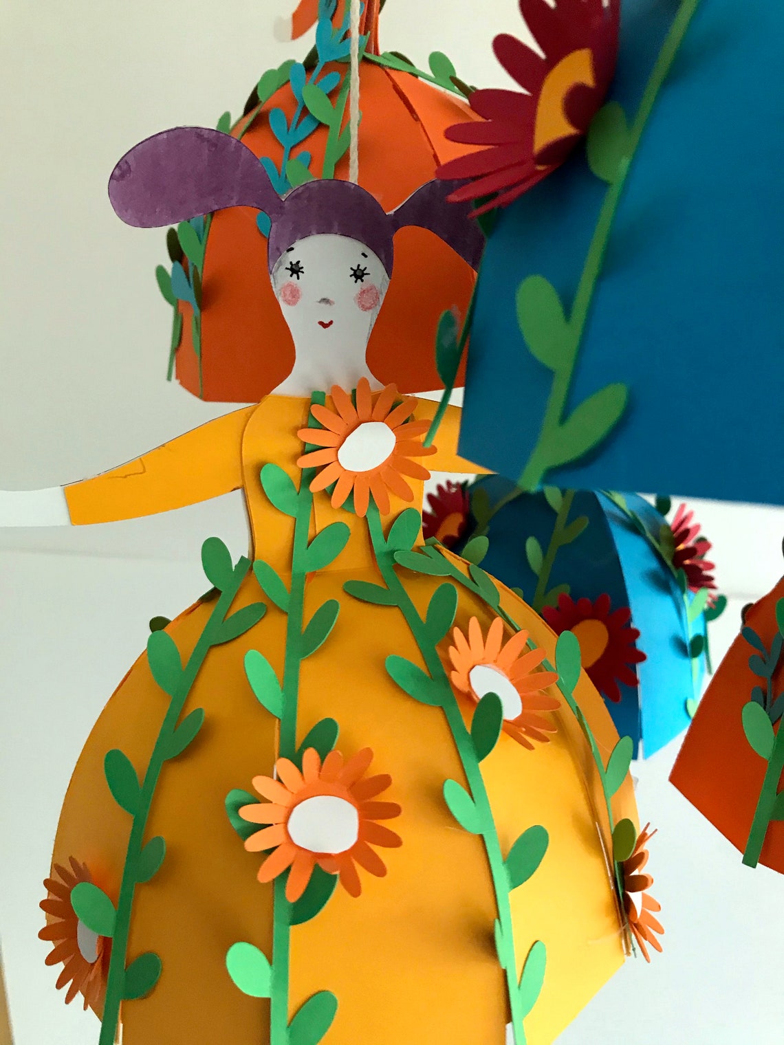 Dancing Girls HANGING DECOR Paper Craft Activity Kit - Etsy Australia