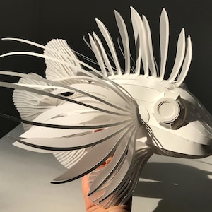 Lionfish 3D Paper Craft, Vector Templates, SVG Files for Cricut - Etsy