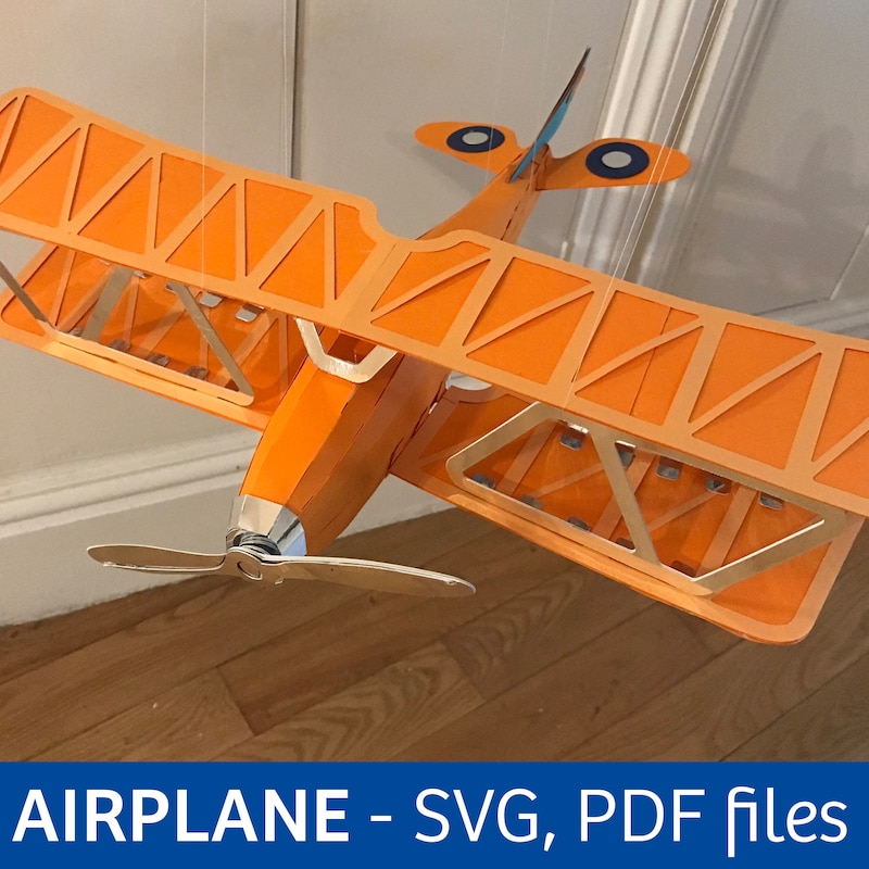 3d Airplane Svg File - Etsy