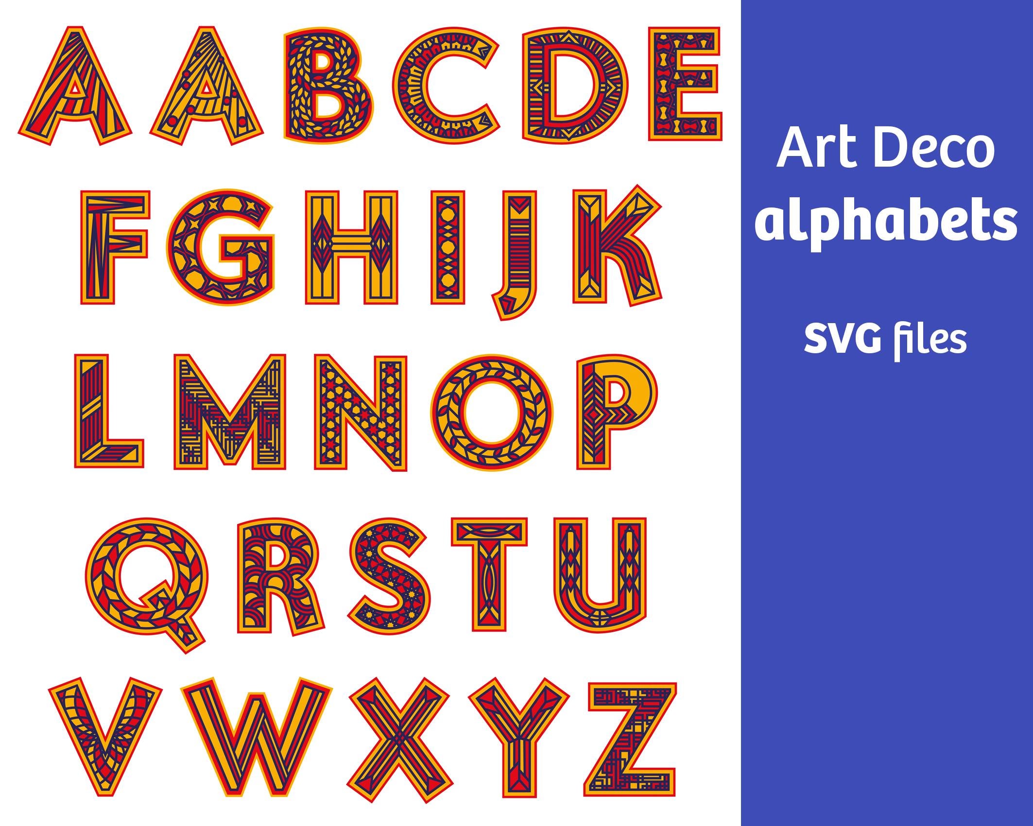 Art Deco Alphabet