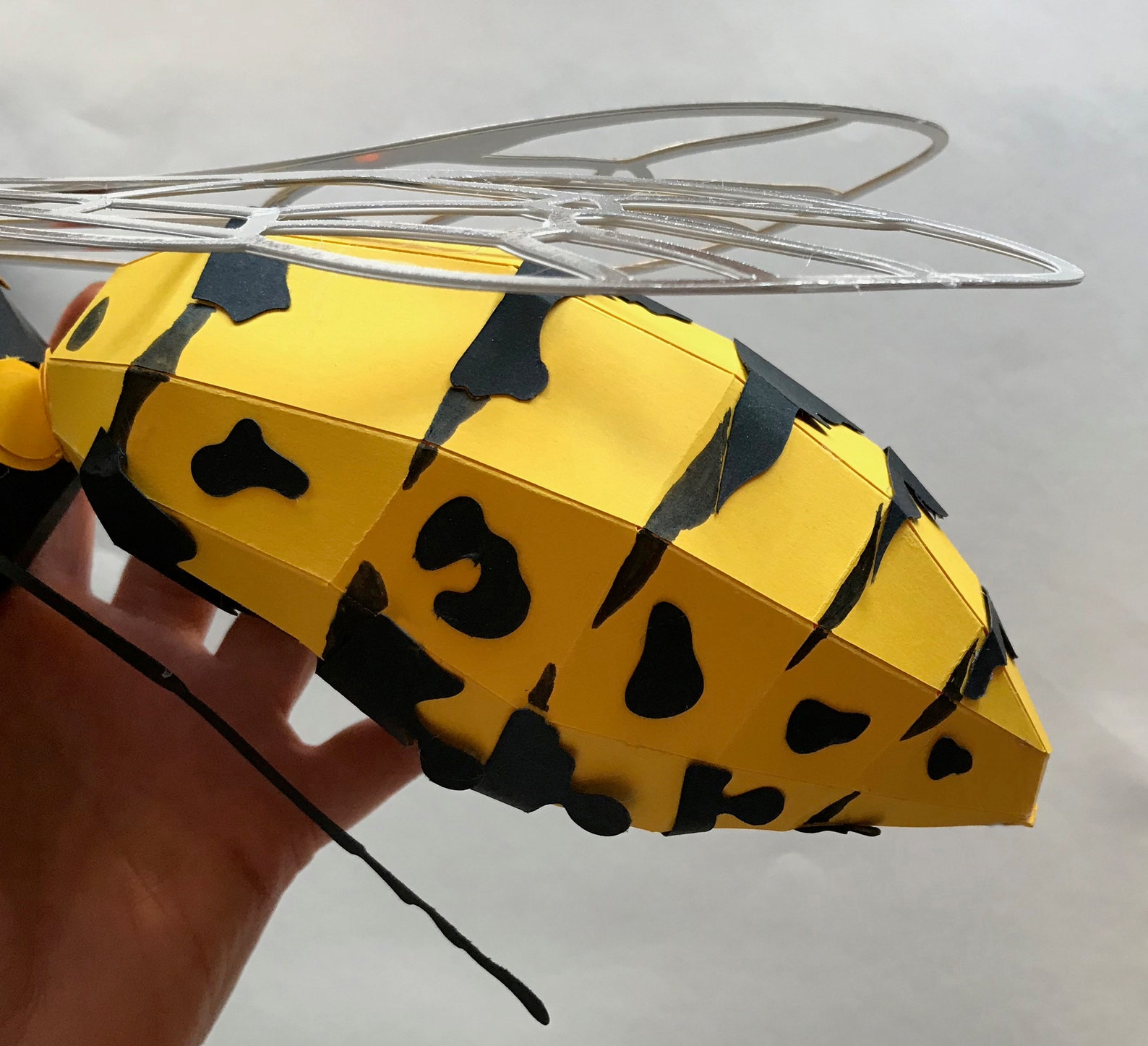 Wasp 3D Papercraft: Low Poly Model (SVG, PDF Files) - Etsy