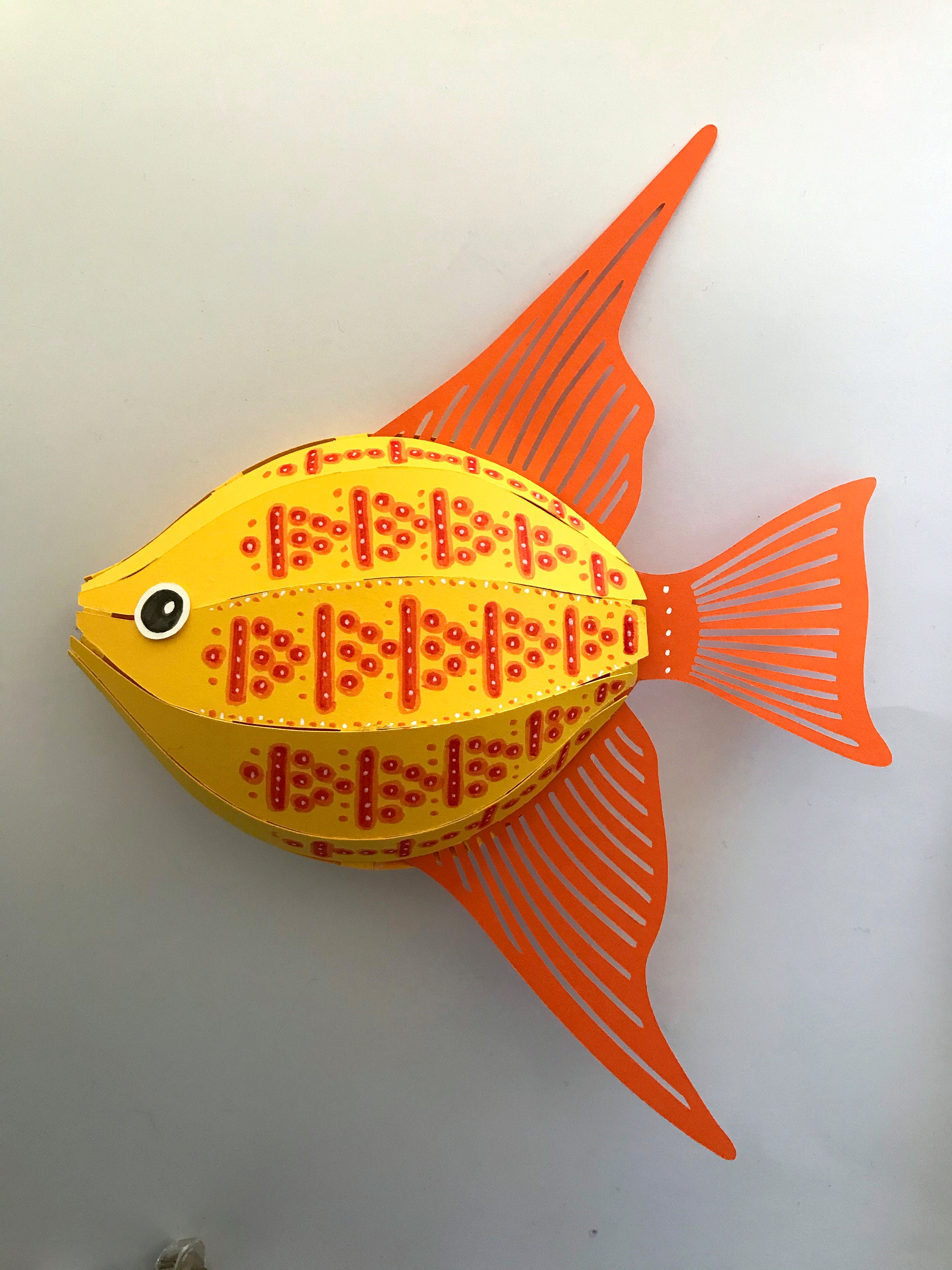 Fishes Corals Sea Life Hanging Decor Papercraft Kit SVG - Etsy Australia