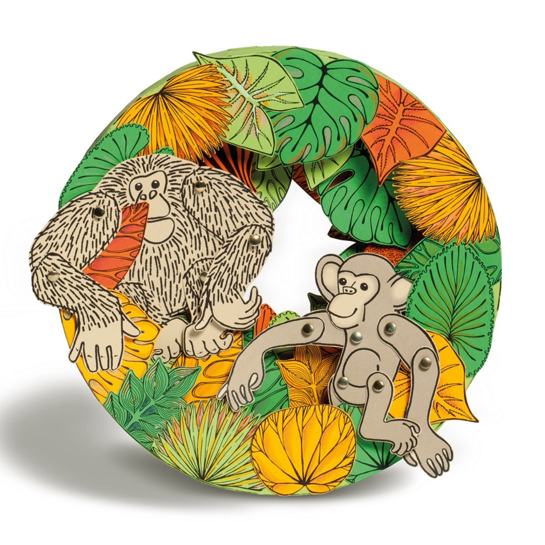 JUNGLE Home Craft Project, DIY Children's Room Walldecor - Etsy