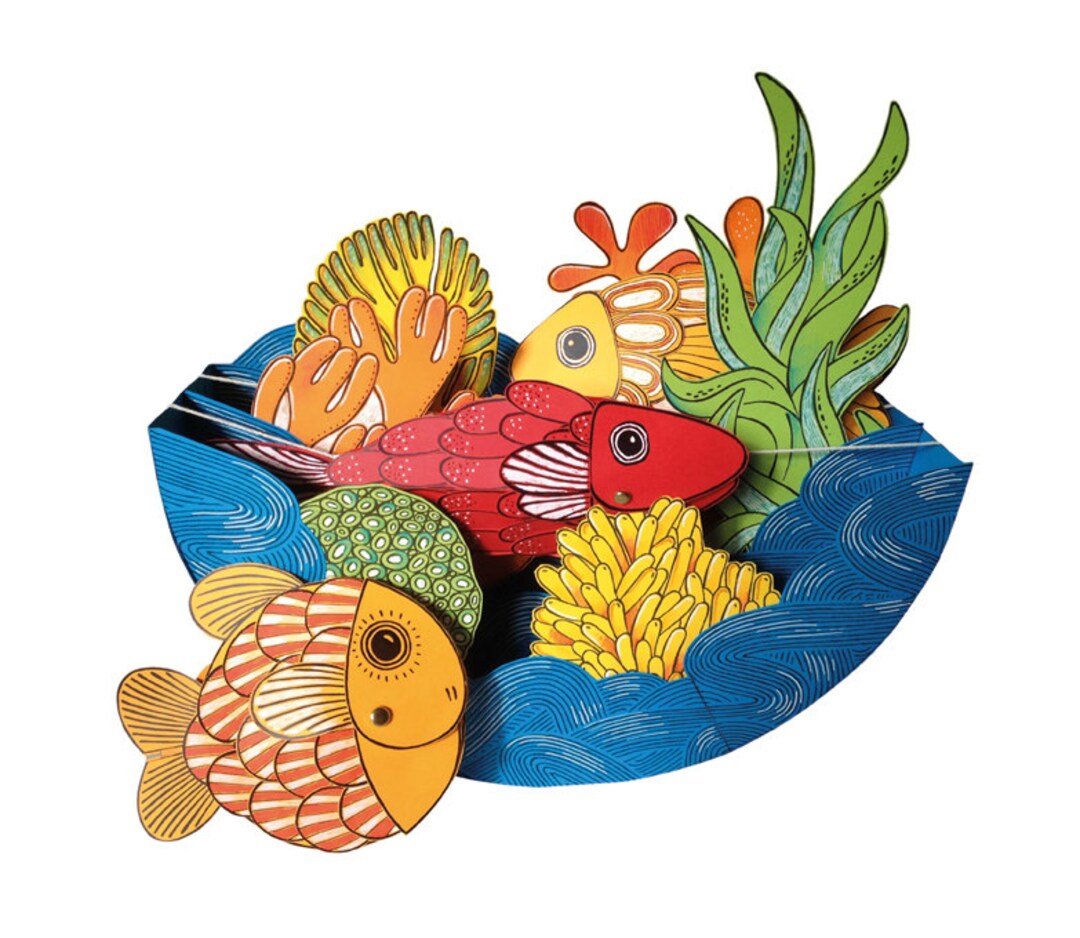 AQUARIUM Paper Craft Kit, DIY Child's Room Decoration - Etsy