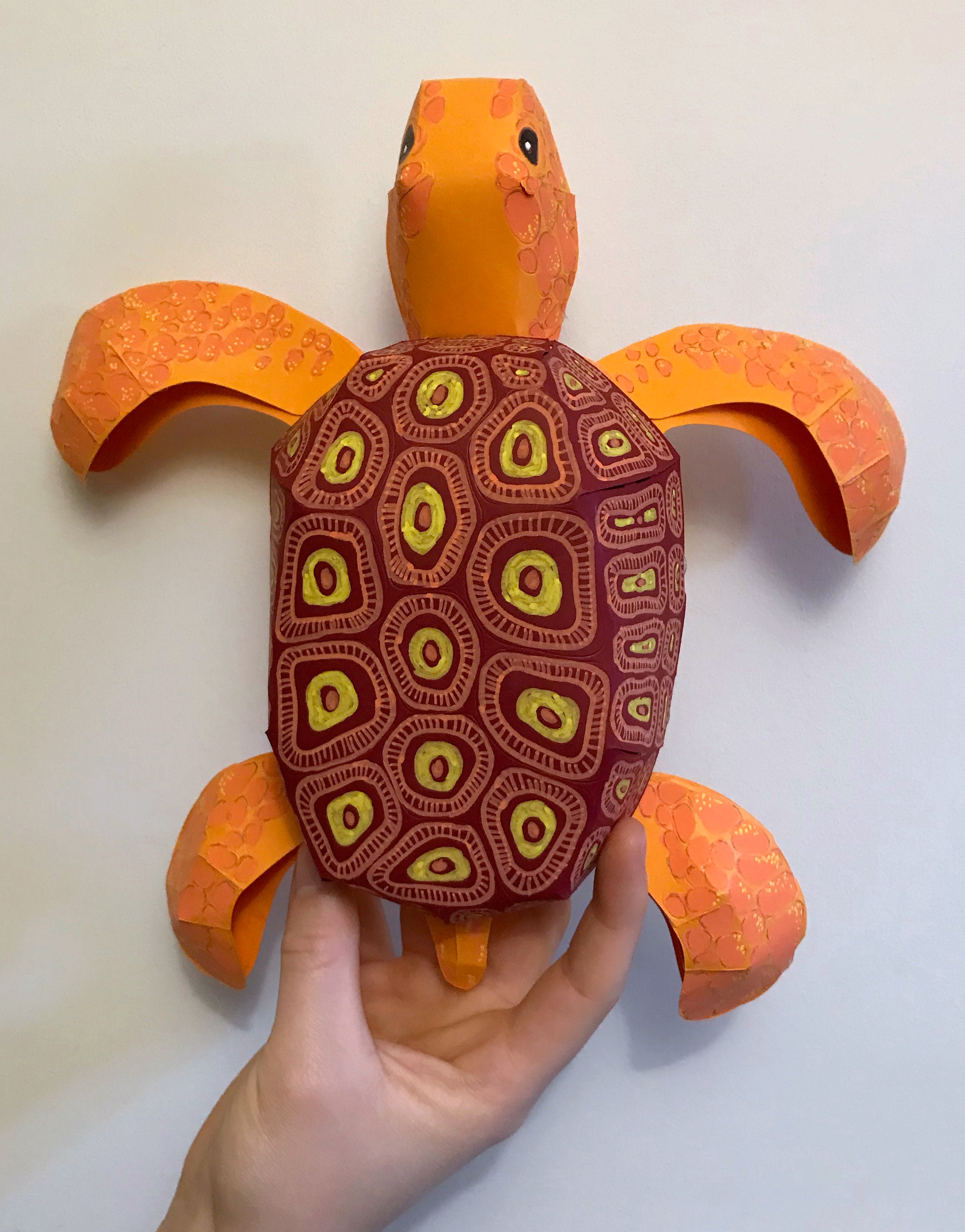 3D Turtles Paper Craft: Children's Room Decor (SVG, PDF Files) - Etsy
