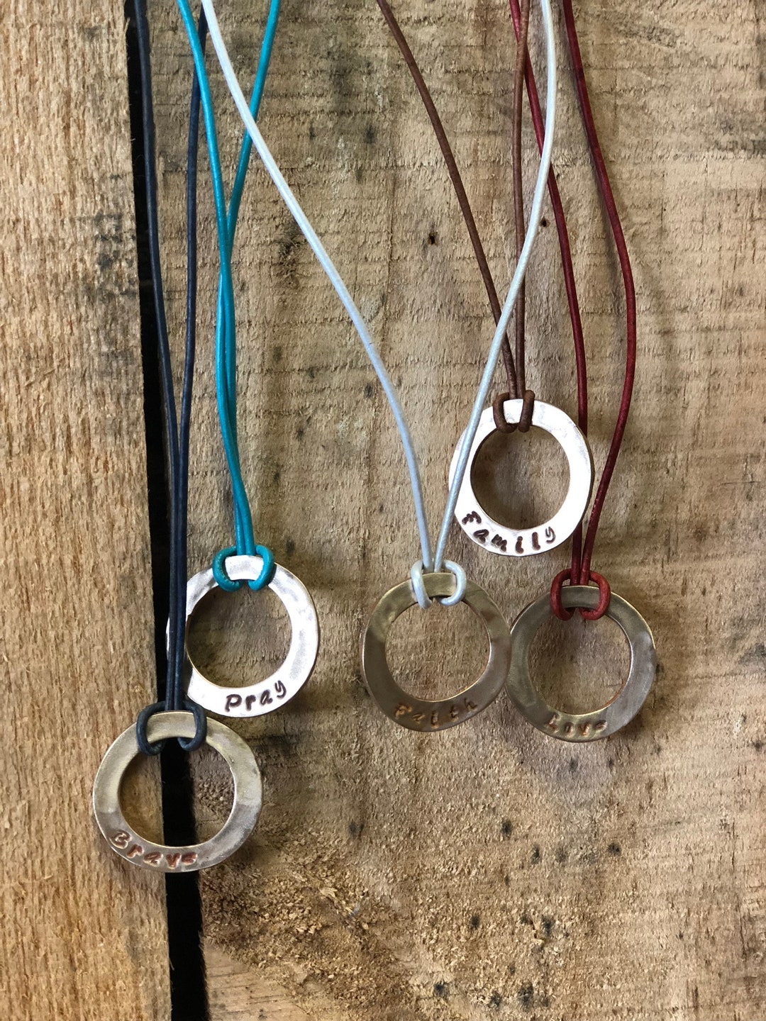What's Important to You? Brave Necklace, Love Necklace, Pray Necklace ...