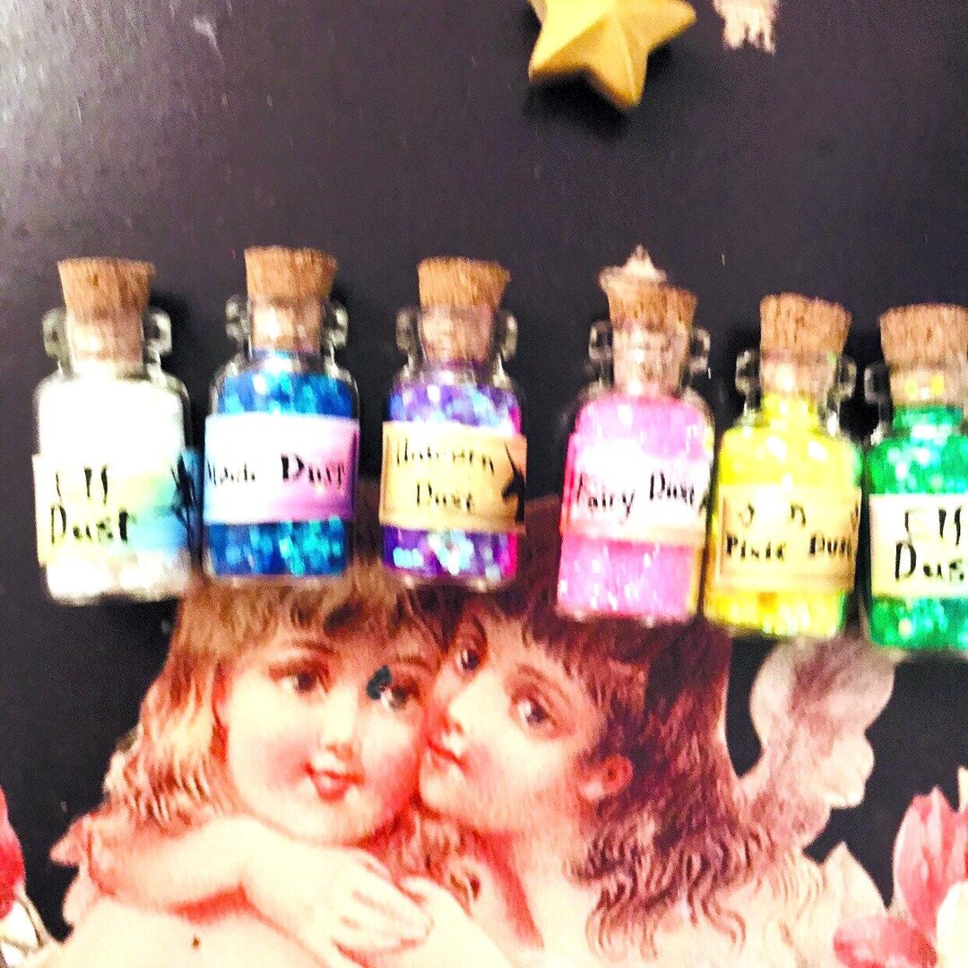 Miniature Fairy Dust Wishing Bottles: Magic Potion Charms - Etsy