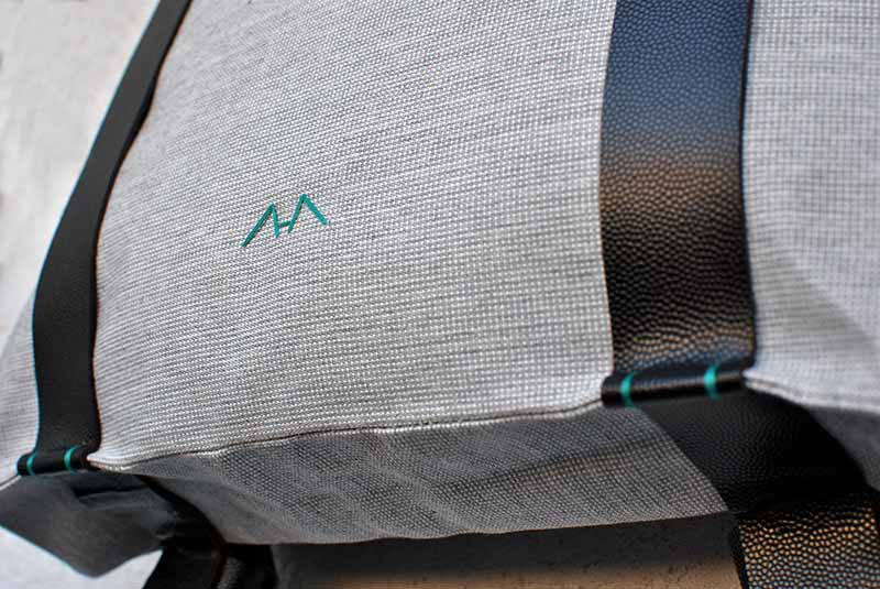 Men's Backpack Leather, Gray Canvas Rucksack, Canvas Minimalist ...