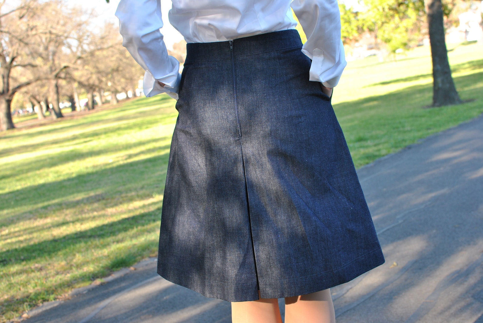 Womens Denim Culotte Skirt With Split Skirt Design Trendy Jeans Pant Skirt Etsy