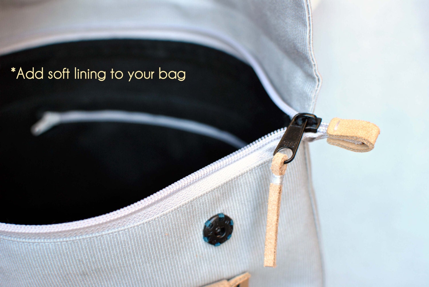 Top Closure, Zipit Add Ons, Zipper Closure Add on Bag, Custom Upgrade ...