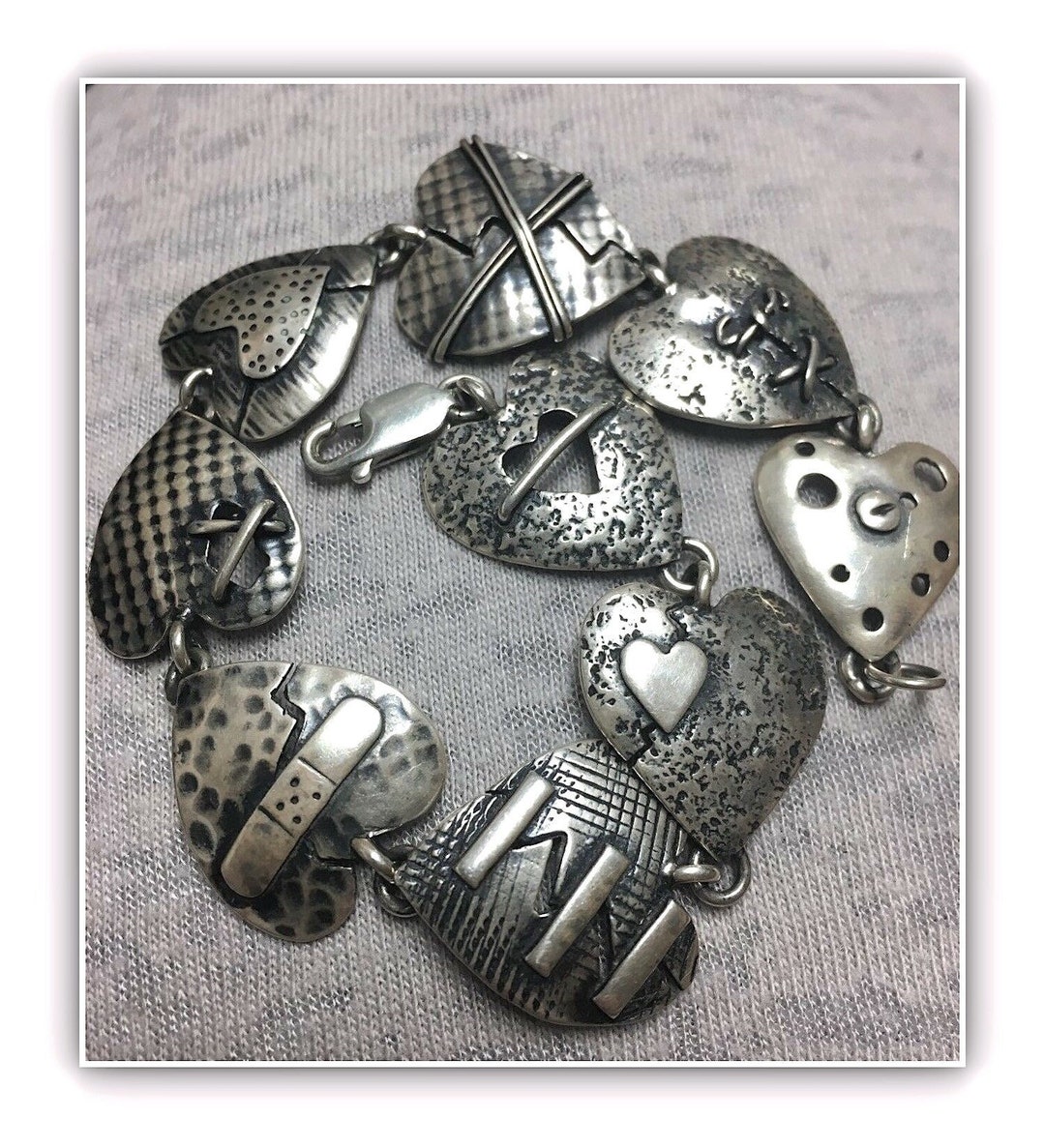 Handcrafted Artisan Made, Stephanie Ritchie Sterling Silver Bracelet ...