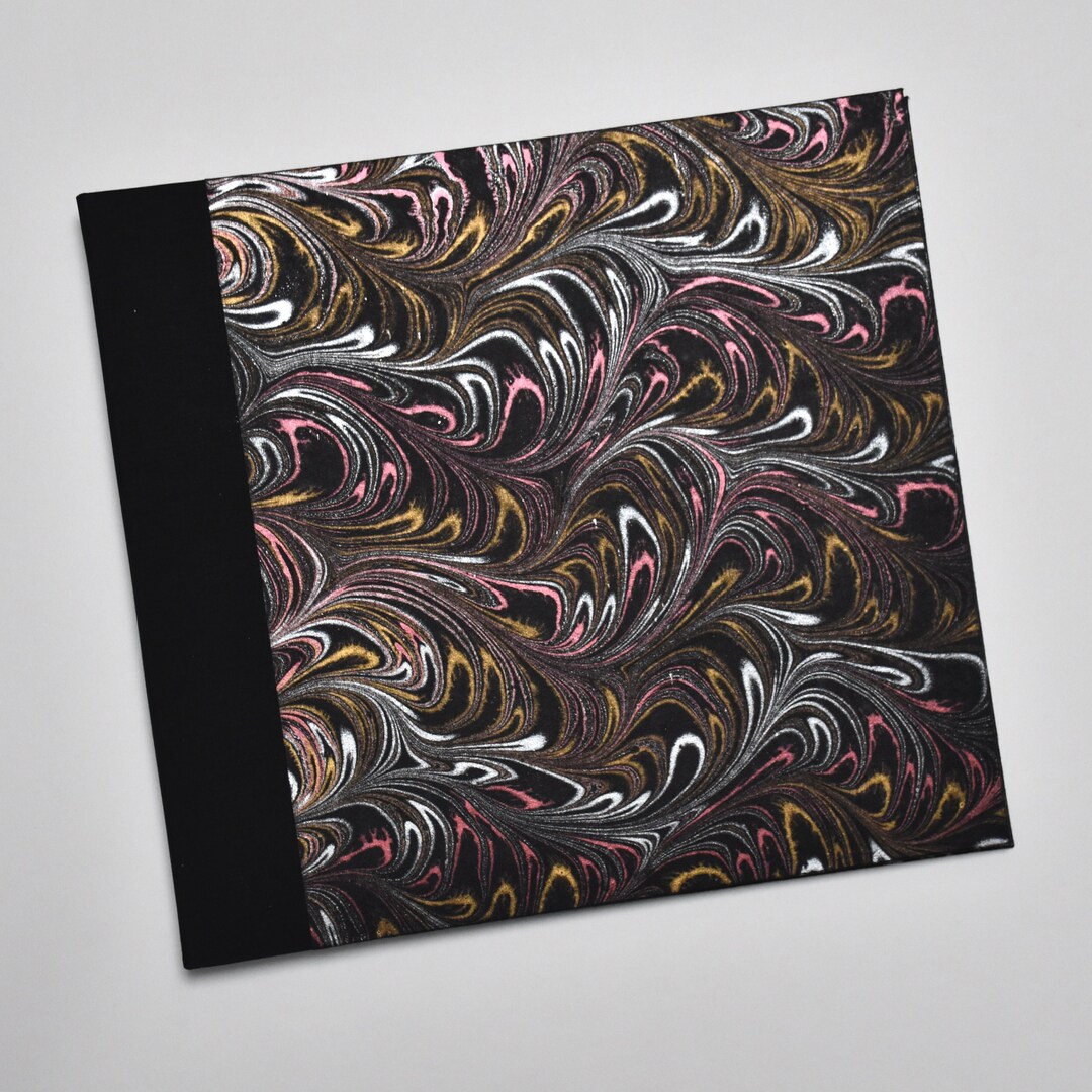 Handmade Expandable 12x12 Scrapbook With Gold, Silver, and Raspberry ...