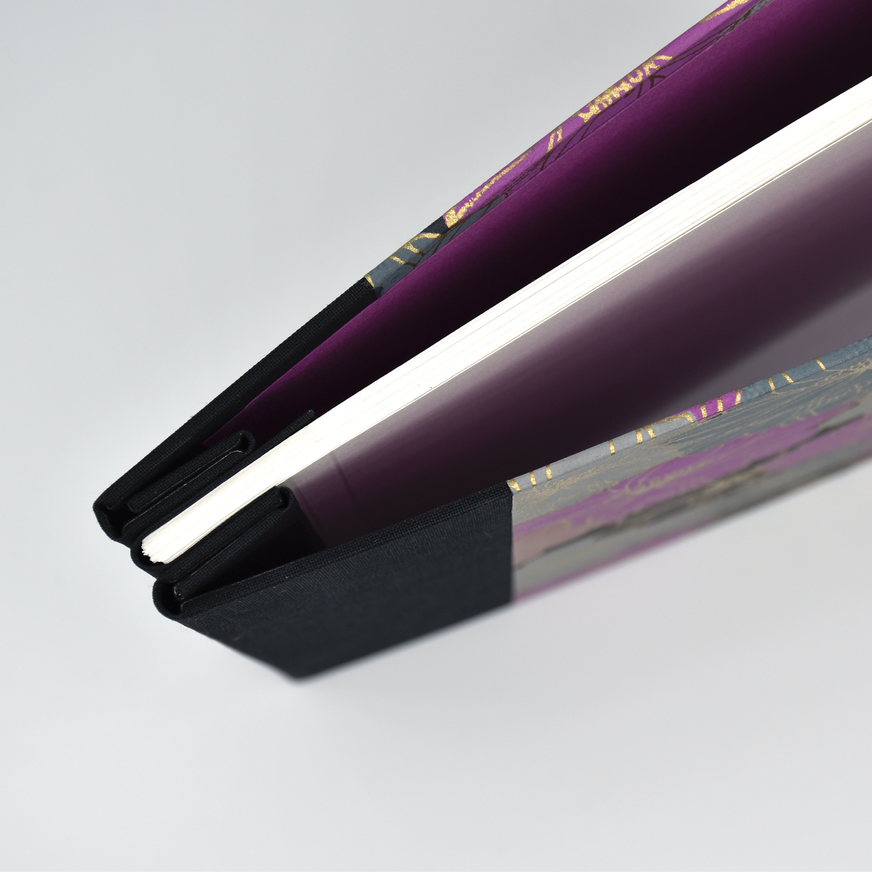 Papercraft Handmade expandable scrapbook with large blue flowers Craft ...