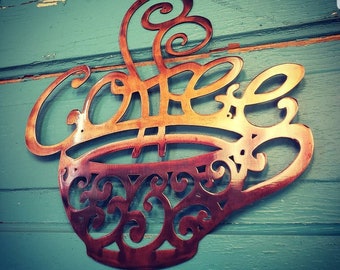 Coffee Cup Sign | Etsy