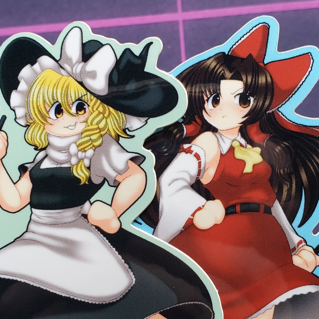 Higurashi Style Touhou Stickers - Etsy