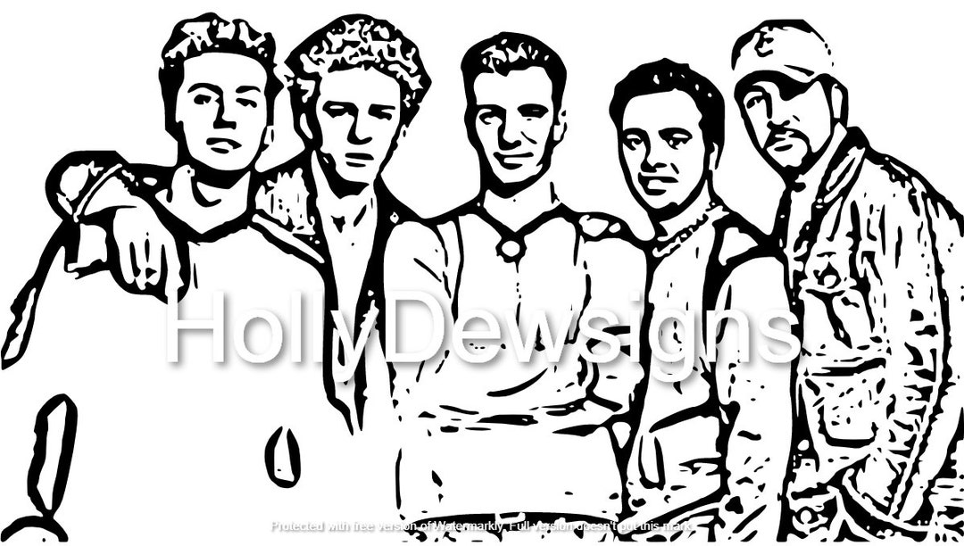 Nsync SVG Design - Etsy