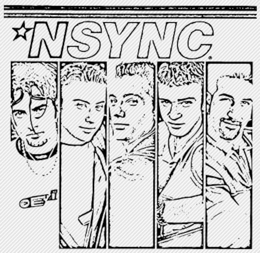 Nsync Album SVG Design - Etsy