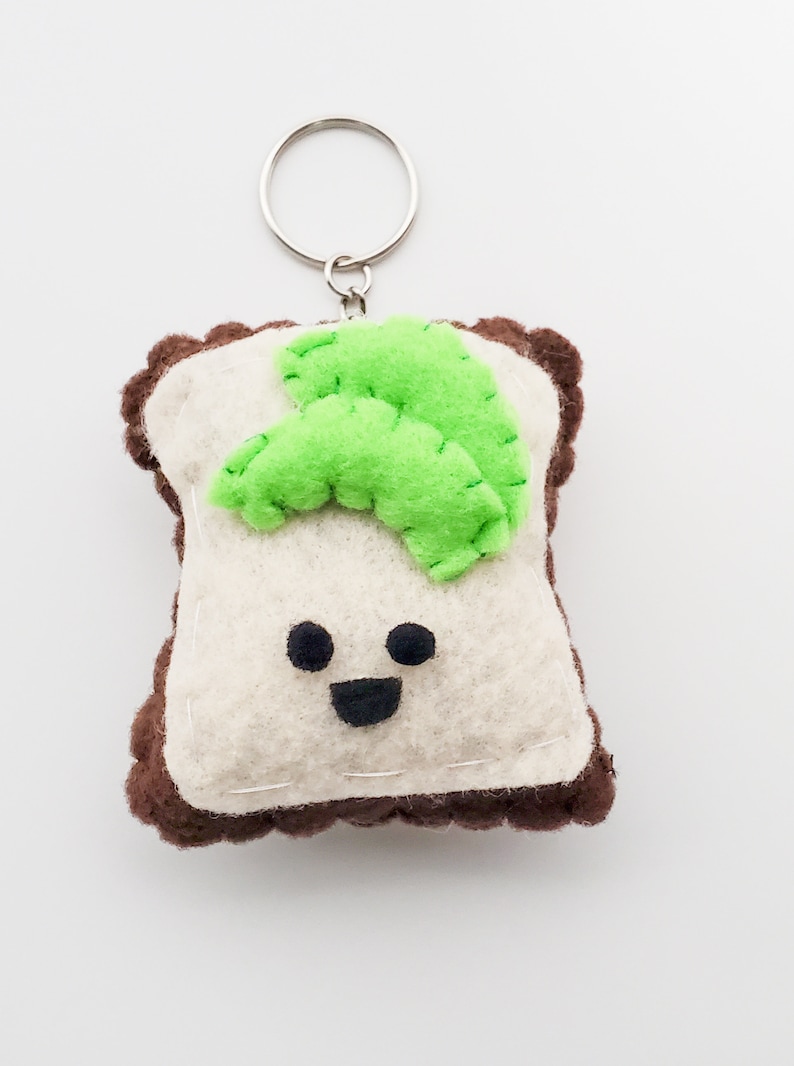Breakfast Themed Felt Keychains - Etsy