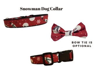 Blue and Red African Print Dog Collar With Optional Bow Tie or | Etsy