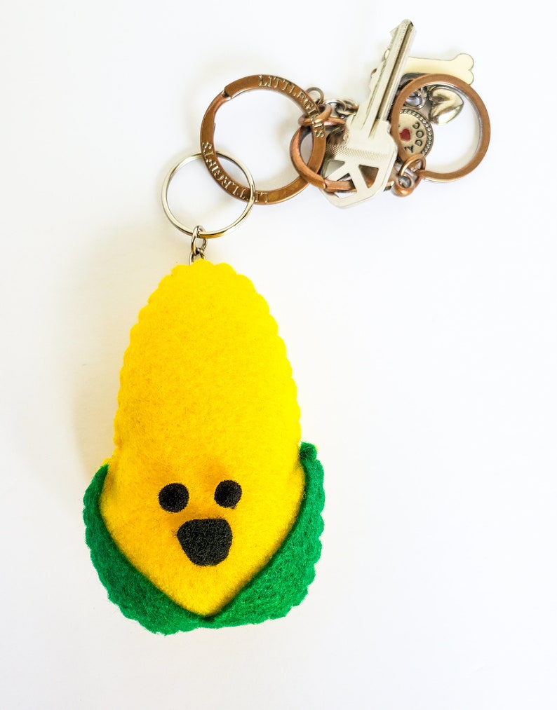 Food Felt Keychains – Apples, Pears, Corn, Cherry Pie, Lemon Meringue ...