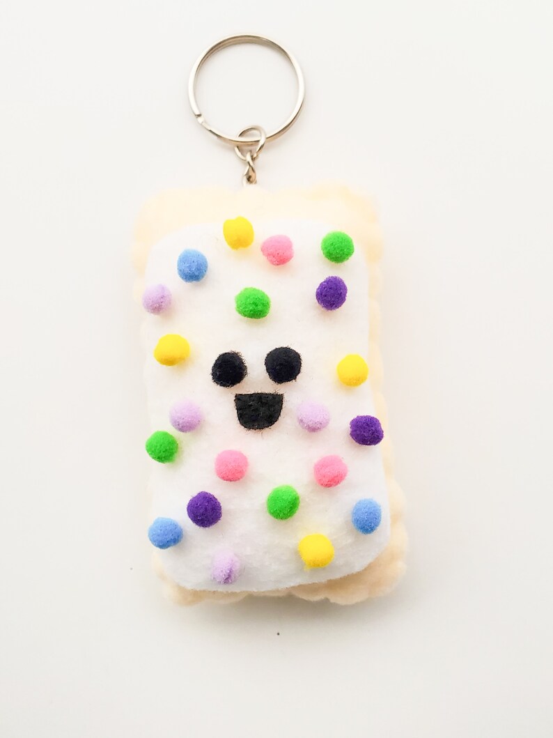 Food Themed Felt Keychains – Hotdog, Watermelon, Croissant, Pastry ...