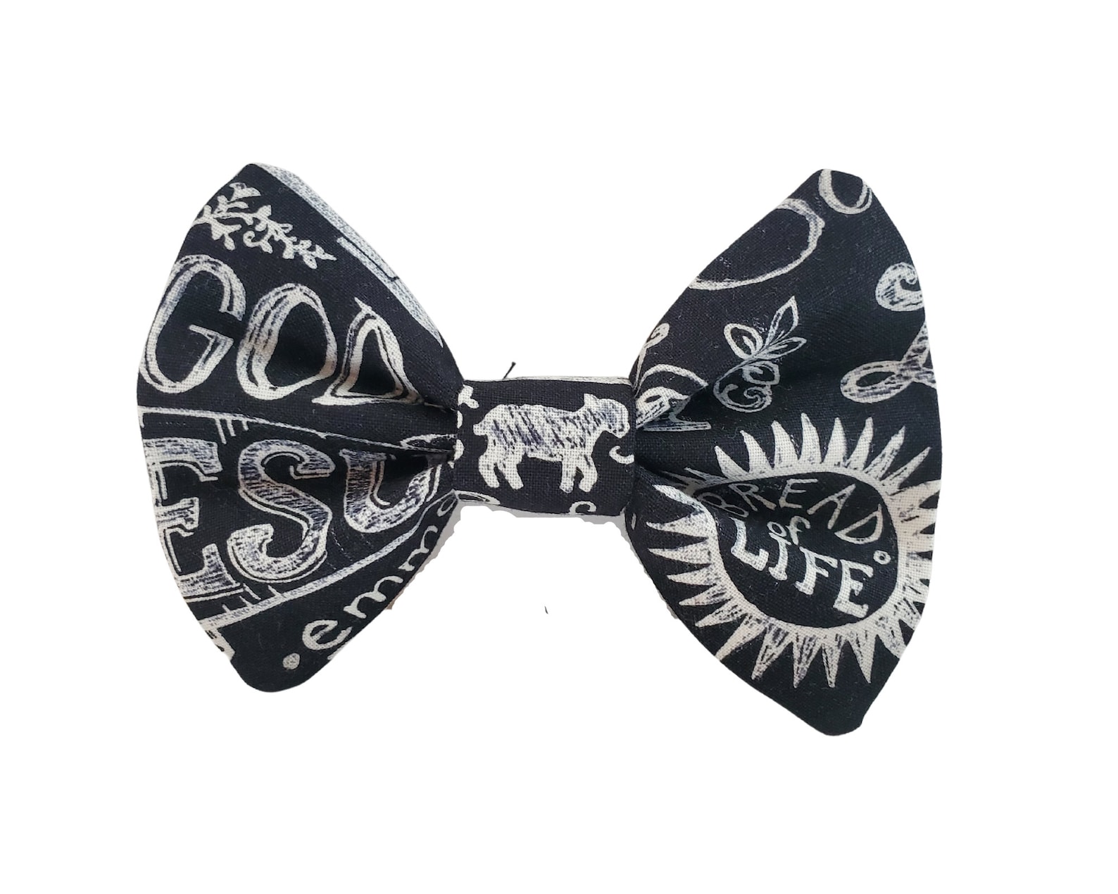 Dog of Faith Chalkboard Dog Bow Tie – Christian Pet Accessory ...