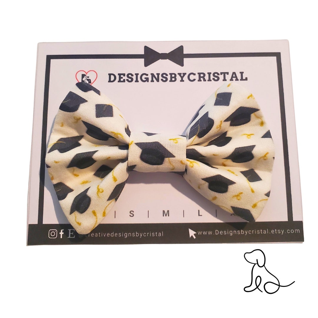 Smarty Paws Graduation Bow Tie - Graduation Day Cat or Dog Bow Tie - Etsy