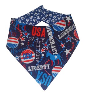 Democrat Themed Dog Bandana - Bow Tie - Flower for Collar - Etsy