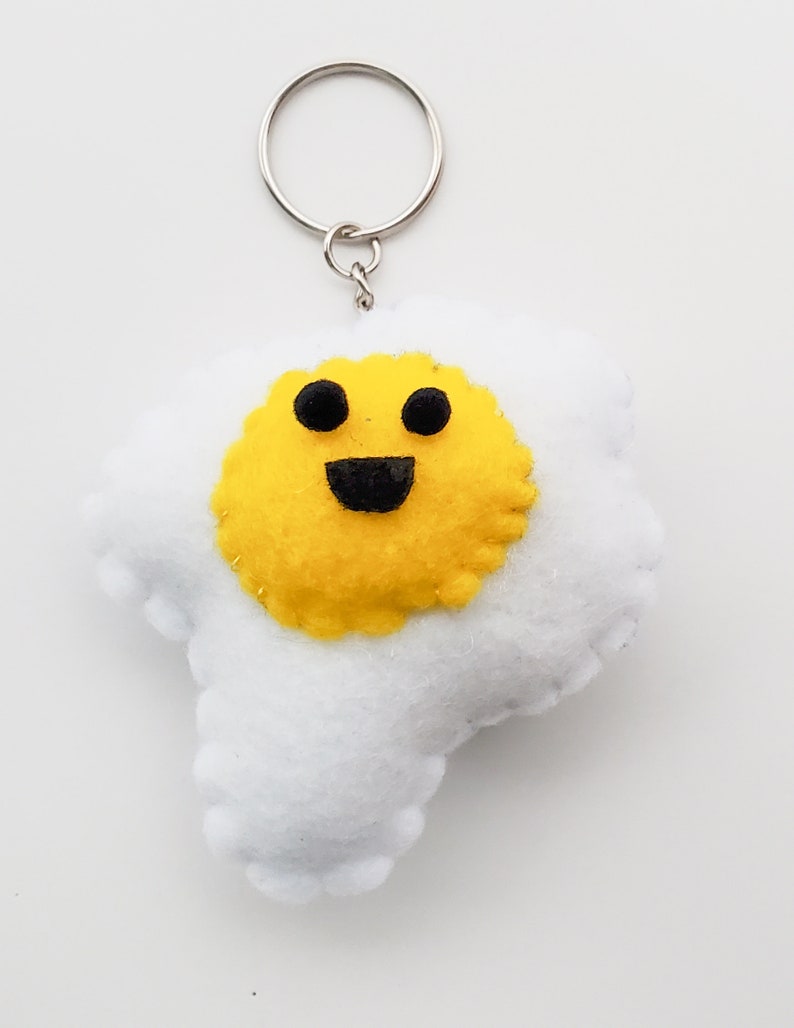 Breakfast Themed Felt Keychains - Etsy
