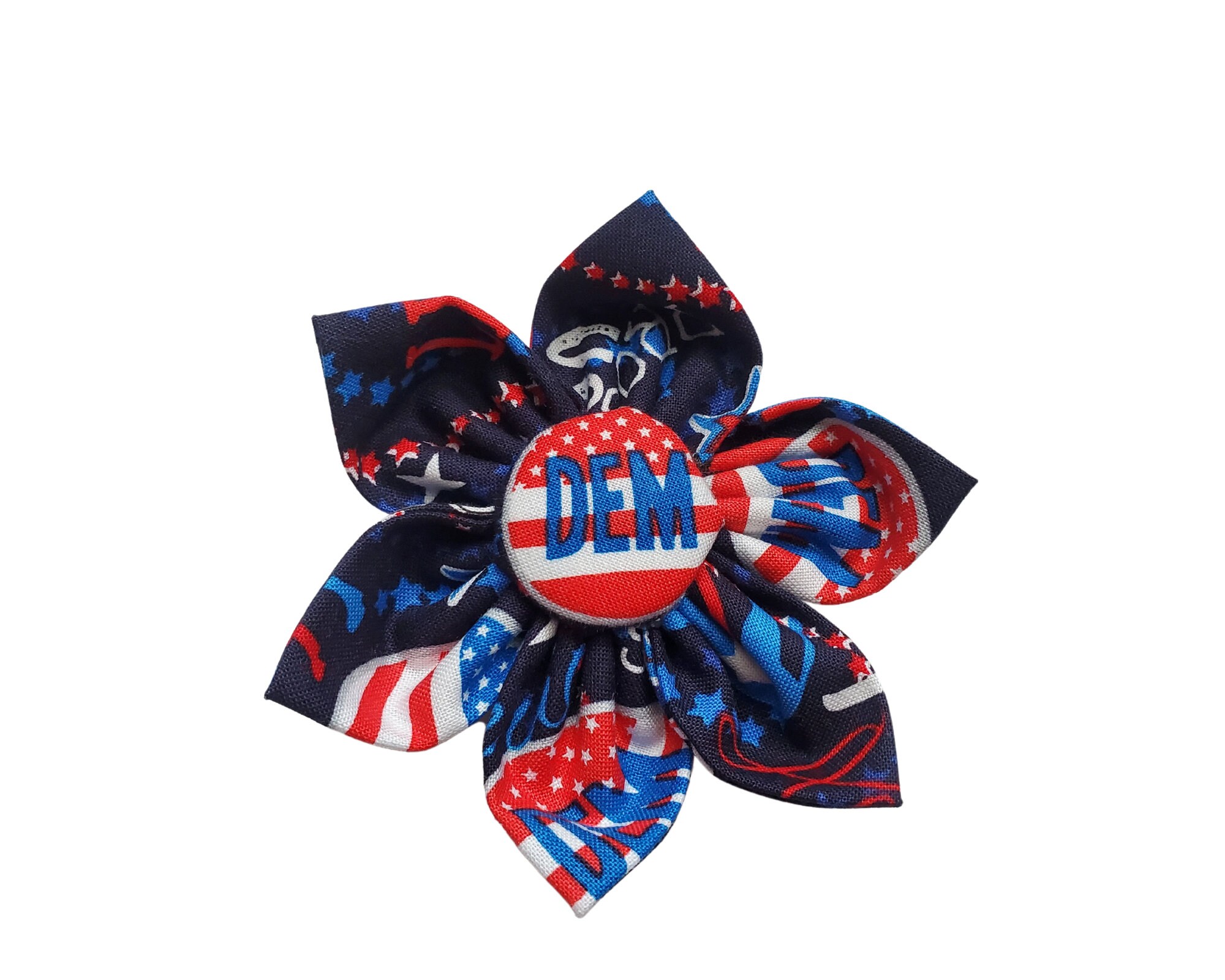 Democrat Themed Dog Bandana - Bow Tie - Flower for Collar - Etsy