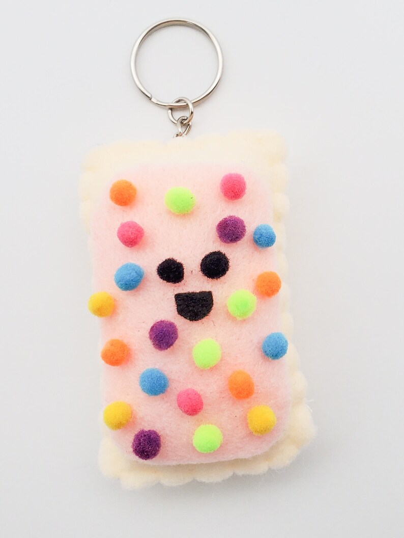 Food Themed Felt Keychains Hotdog Watermelon Kiwi - Etsy